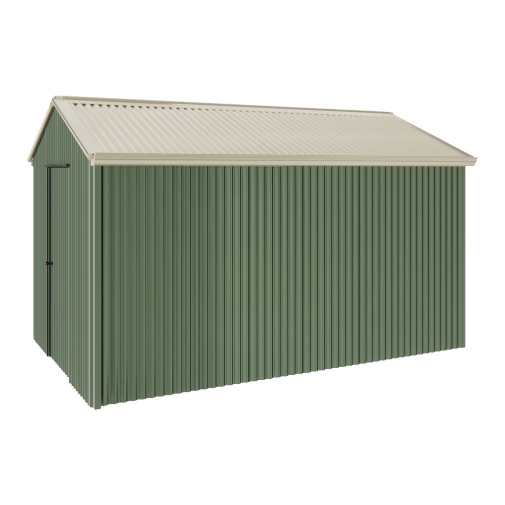 Handi-Heritage Shed H4 3.96X2.52 Roof:Merino Wall:Rivergum Gable End ...