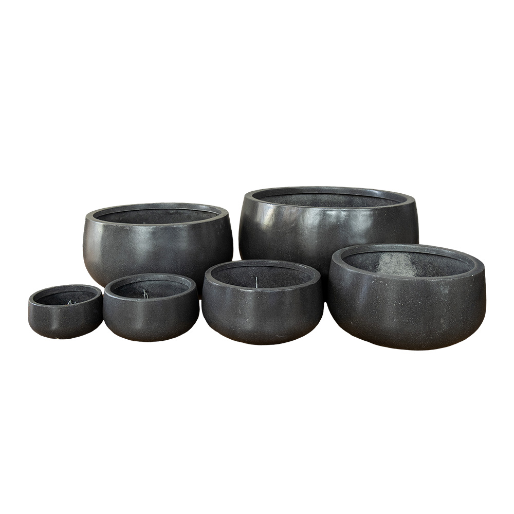 Andy Bowl Pot 50 x 25cm Grey Large