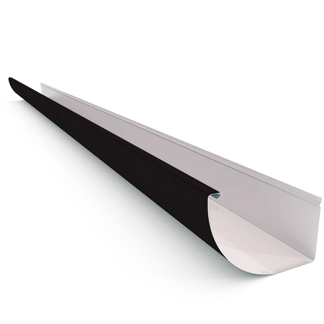 Quarter Round Gutter Ebony