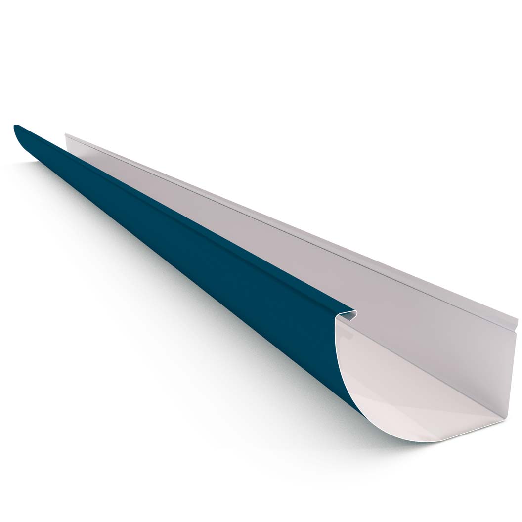 Quarter Round Gutter Mountain Blue