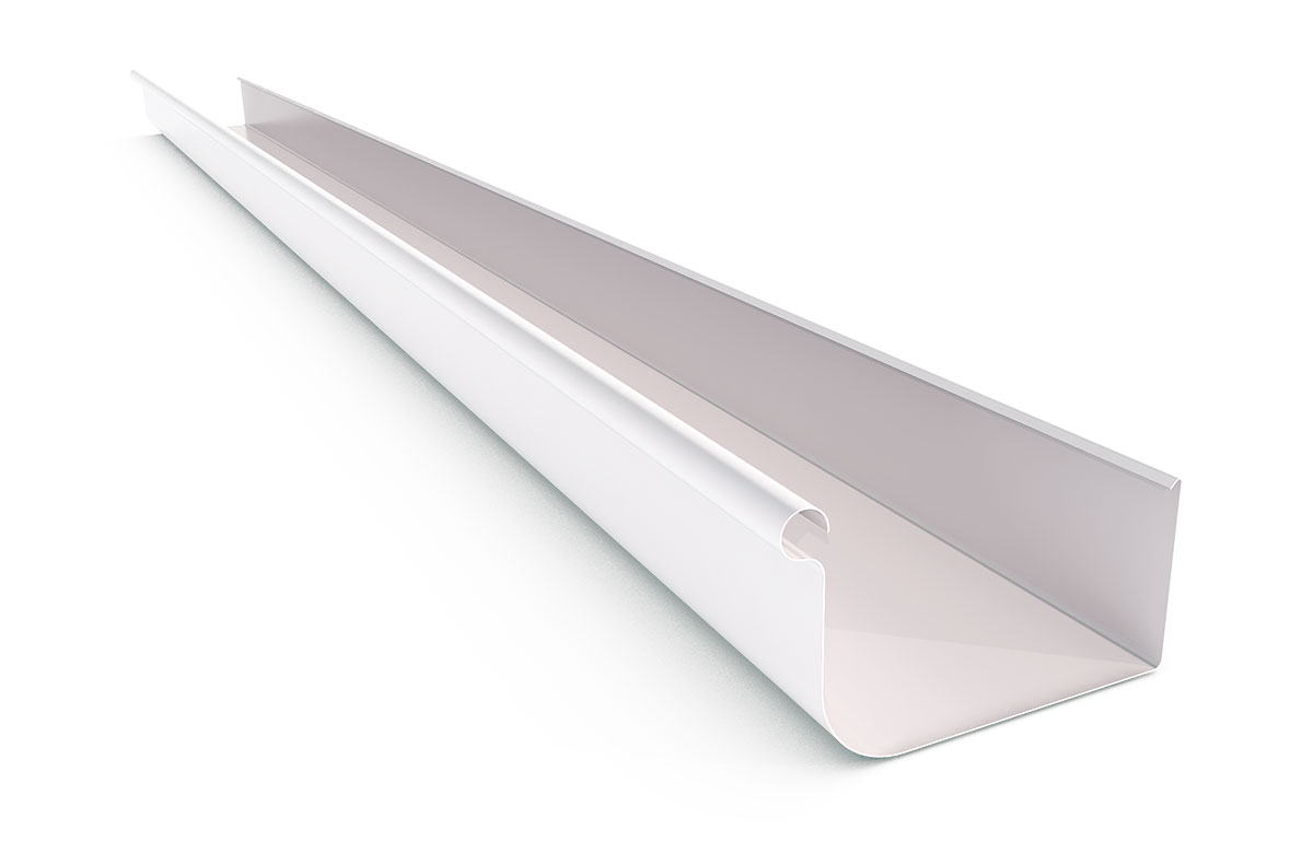 Quad Gutter 125mm Width Colour Off White