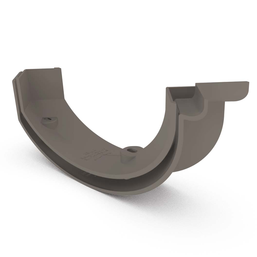 Smoothline Gutter Internal Two Piece Cast Angle 90° Driftwood