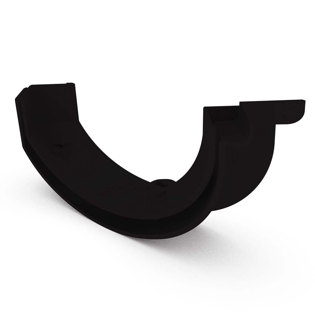 Smoothline Gutter Internal Two Piece Cast Angle 90° Ebony