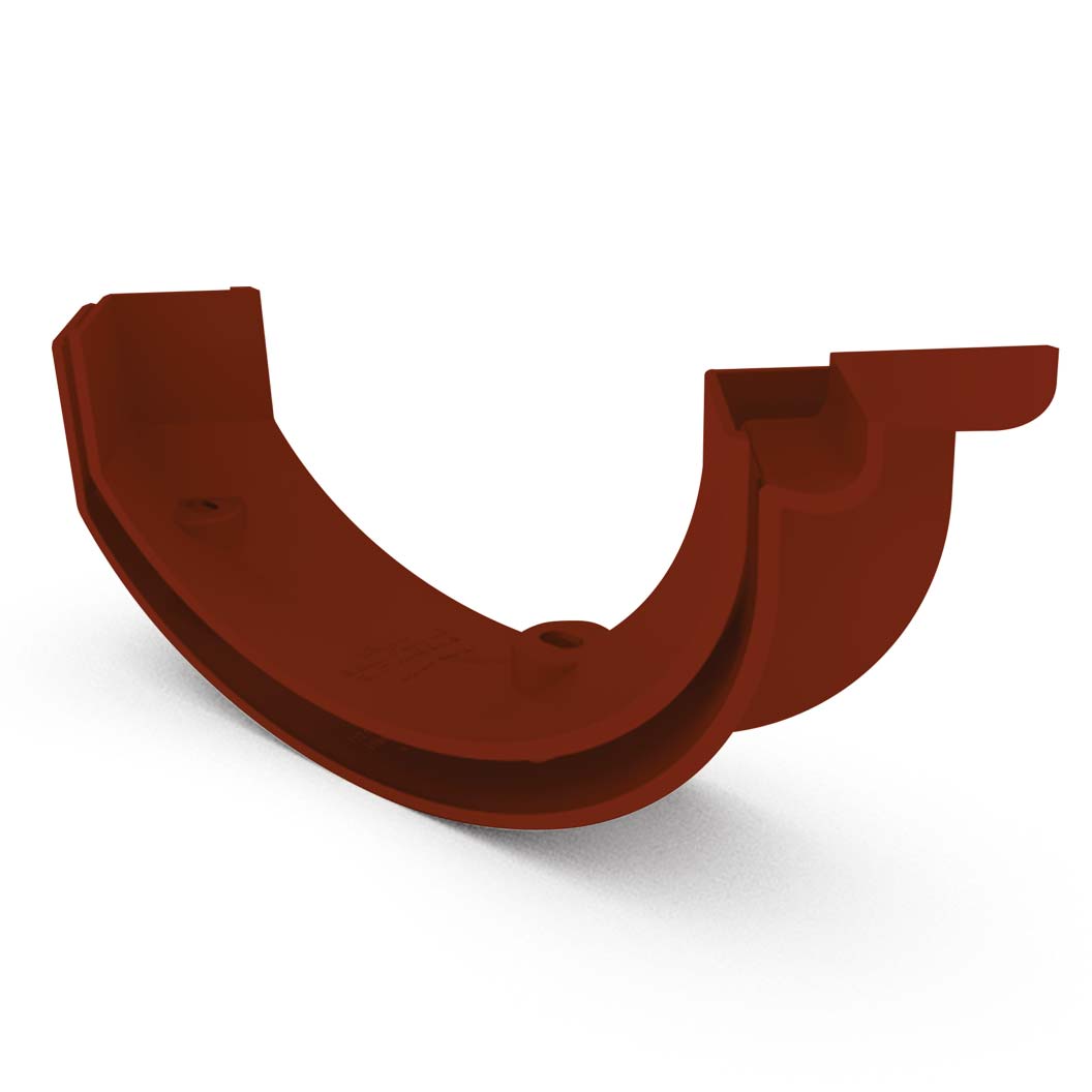 Smoothline Gutter Internal Two Piece Cast Angle 90° Heritage Red